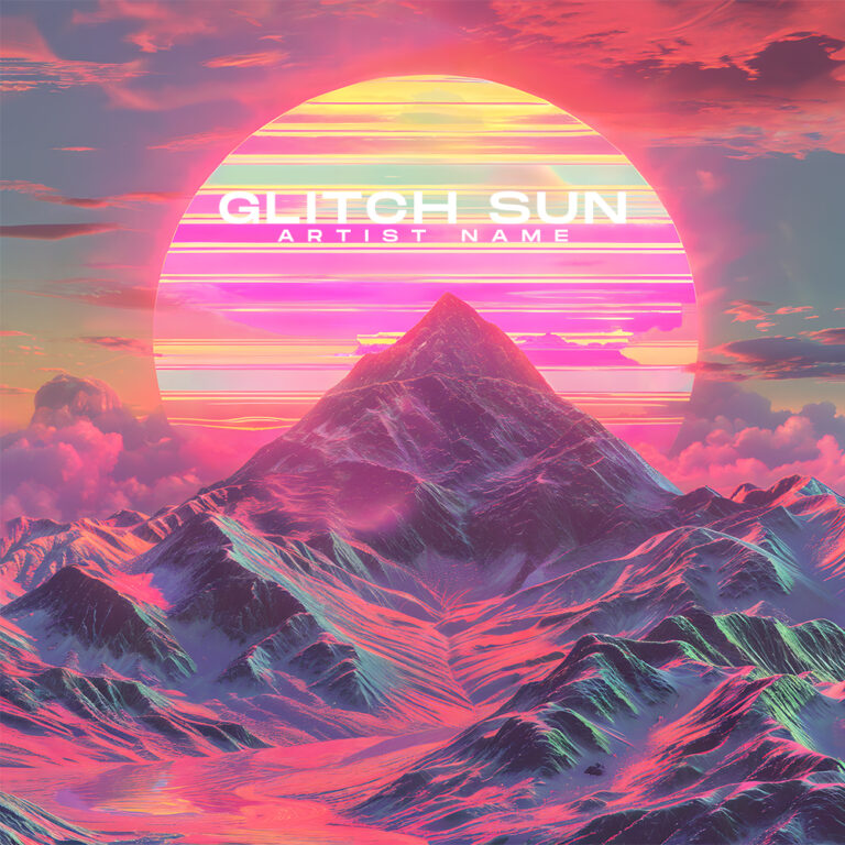 Glitch Sun Album Cover Art Design – CoverArtworks