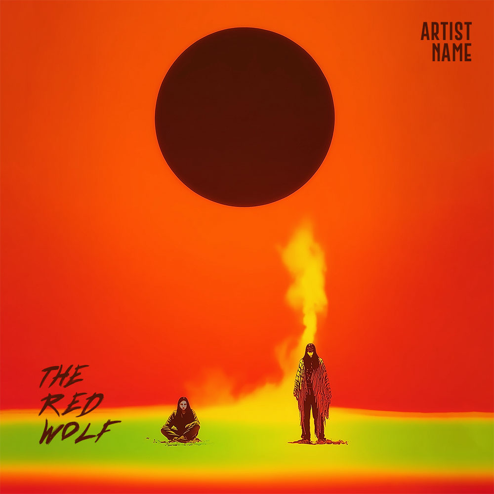 The Red Wolf Album Cover Art Design – CoverArtworks