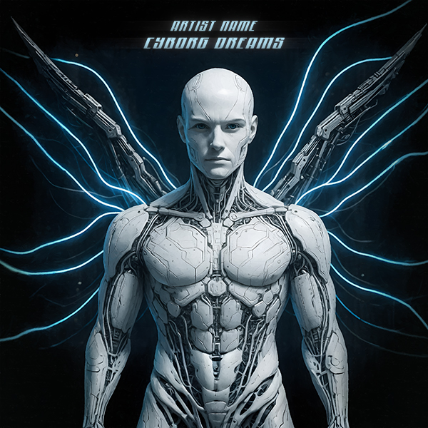 Cyborg Dreams Album Cover Art Design – CoverArtworks